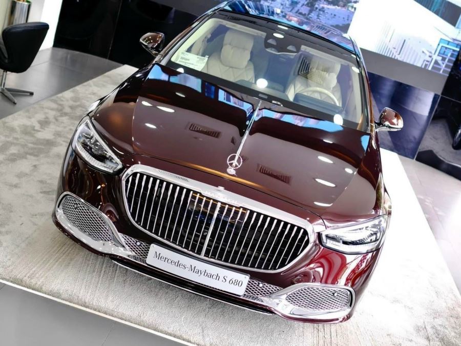 Mercedes Benz -Maybach S680 -Rubellite Red/ Nội thất kem