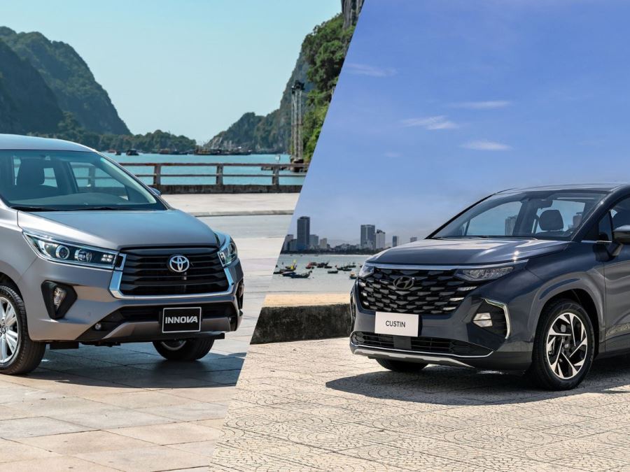 So sánh Hyundai Custin và Toyota Innova