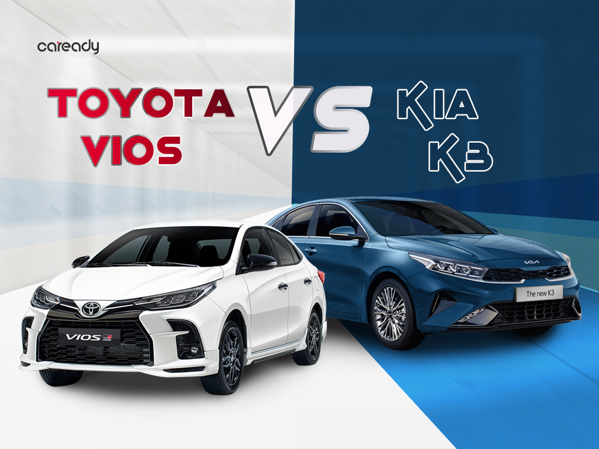 So sánh Toyota Vios và Kia K3
